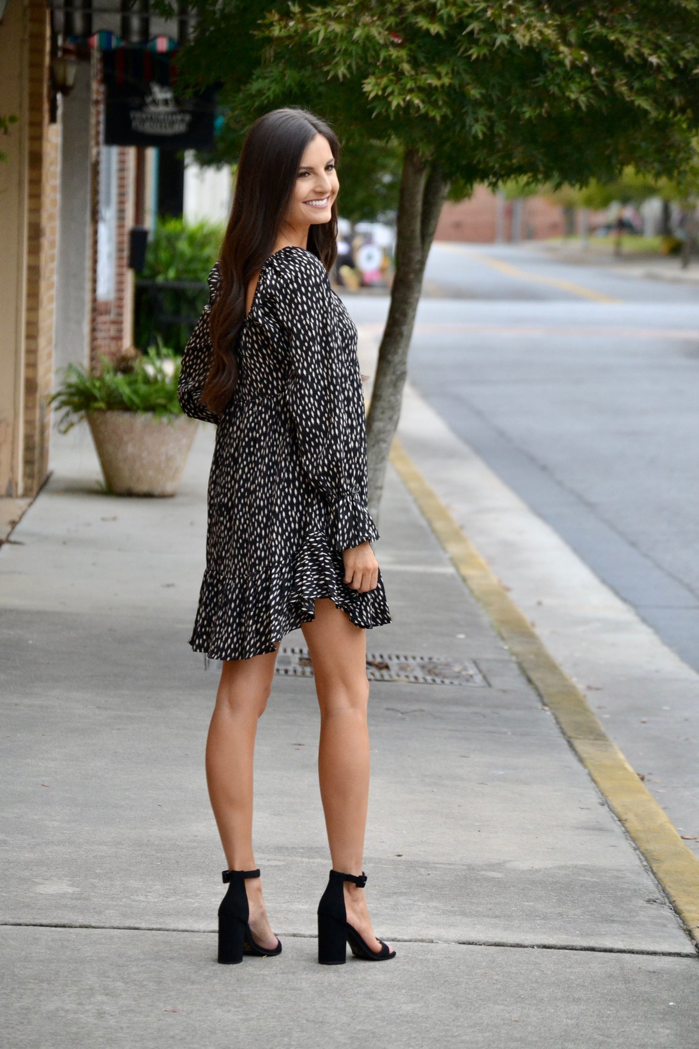 Ashley's Ruffled Babydoll Dress – Dear Everly Boutique